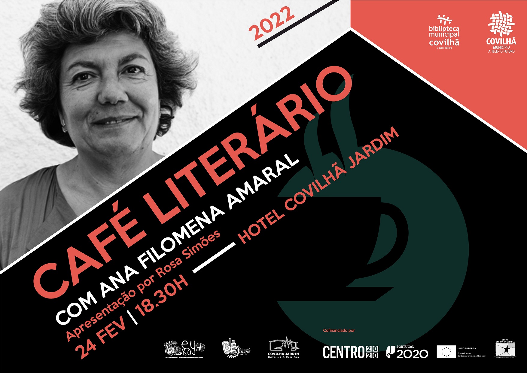 Ana Filomena Amaral no Café Literário da Covilhã - Notícias do Centro