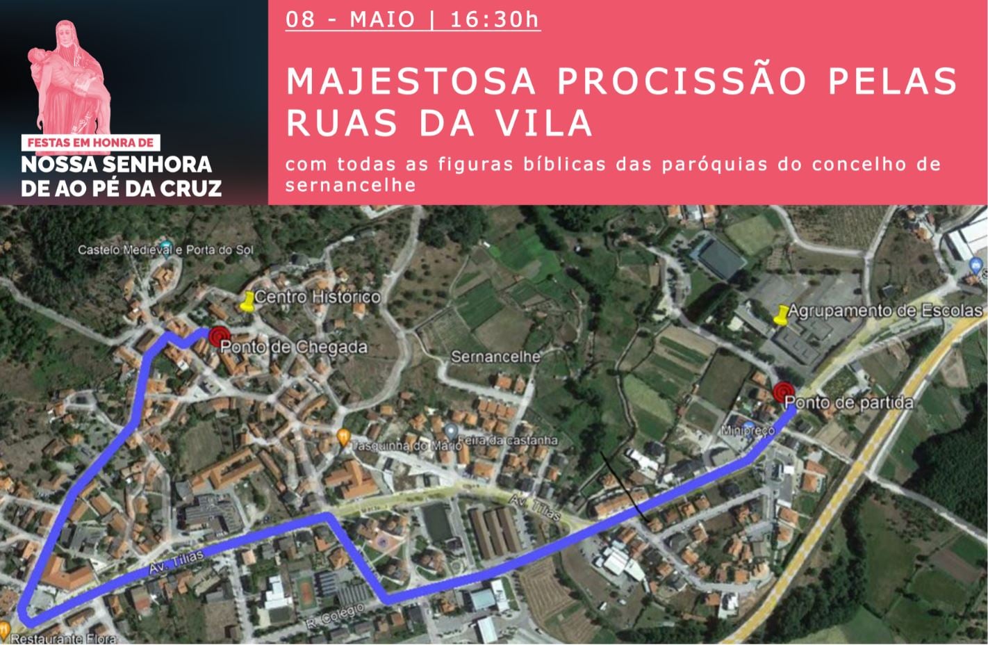 Sernancelhe: Procissão de Nossa Senhora de Ao Pé da Cruz este domingo ...