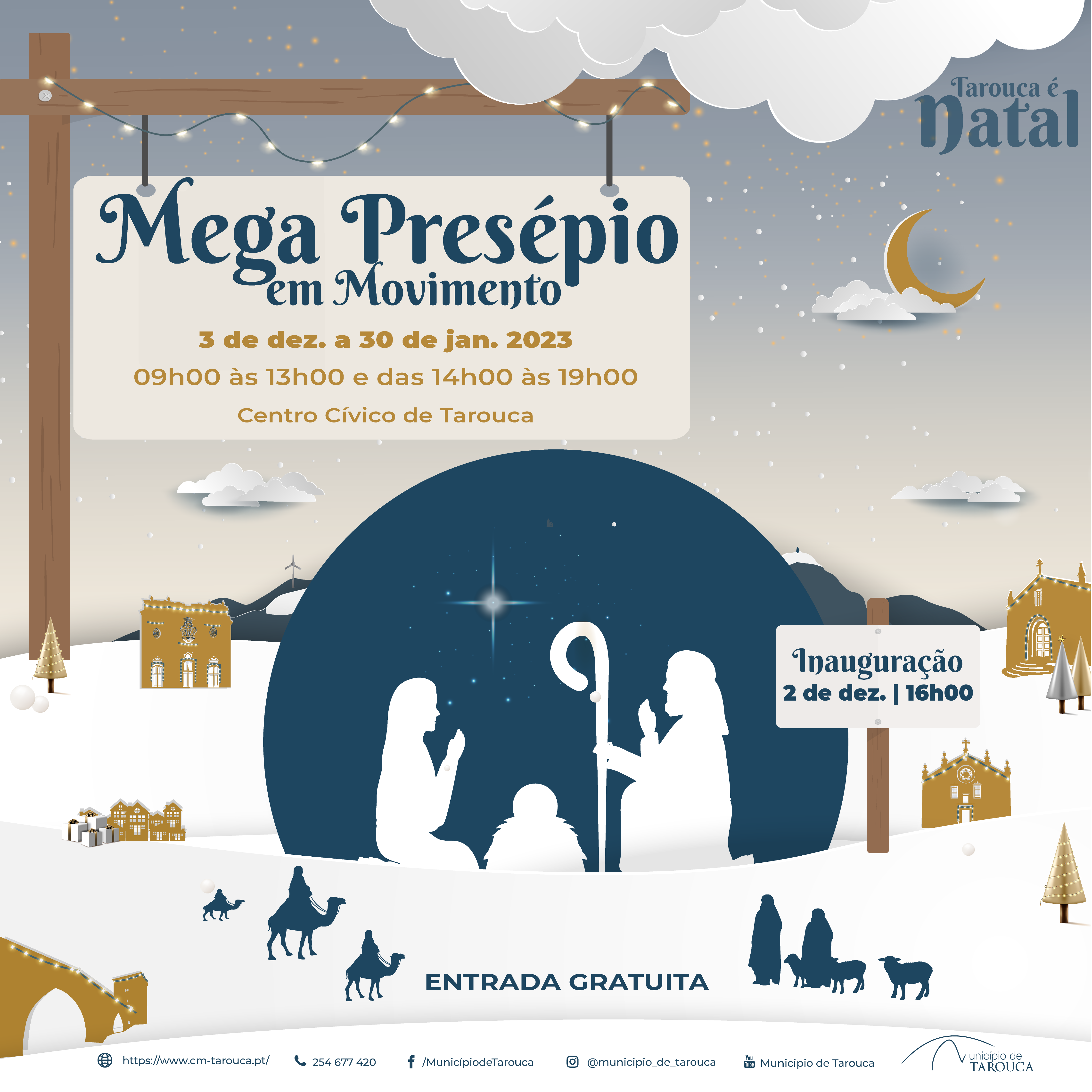 Tarouca Inaugura "Mega Presépio em Movimento" - Notícias do Centro