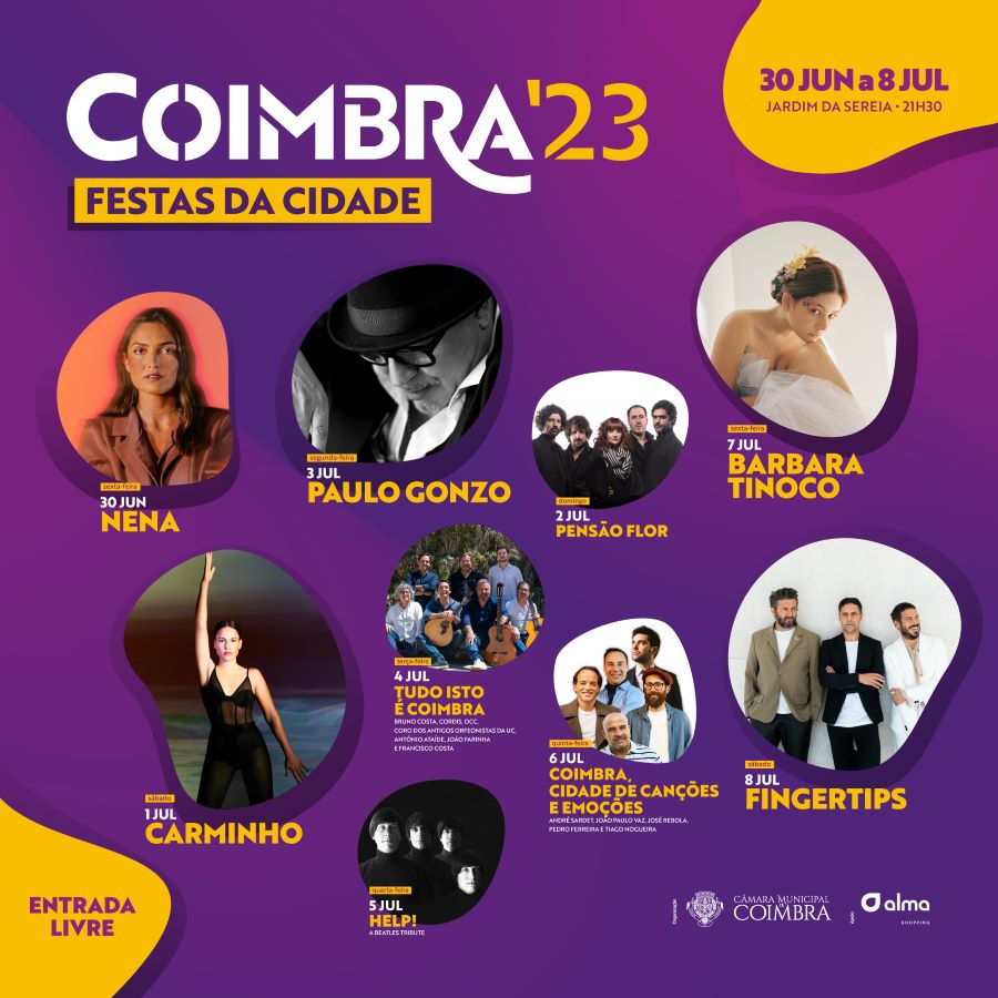 Este é o programa das Festas da Cidade de Coimbra 2023 - Notícias do Centro