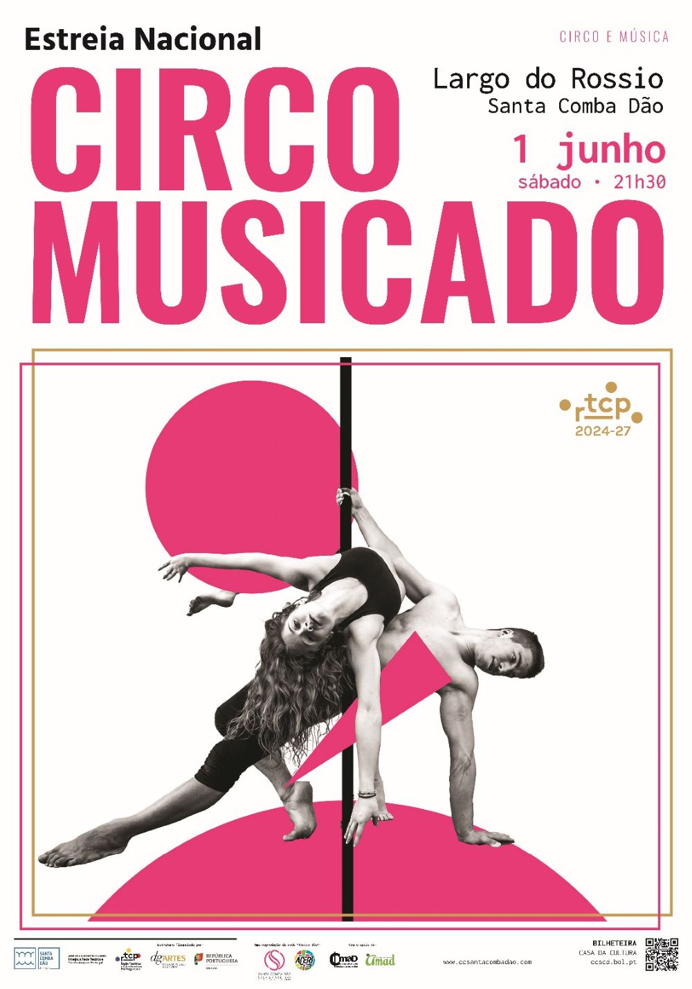 Circo Musicado é um espetáculo em Sant Comba Dão. Para todas as idades ...