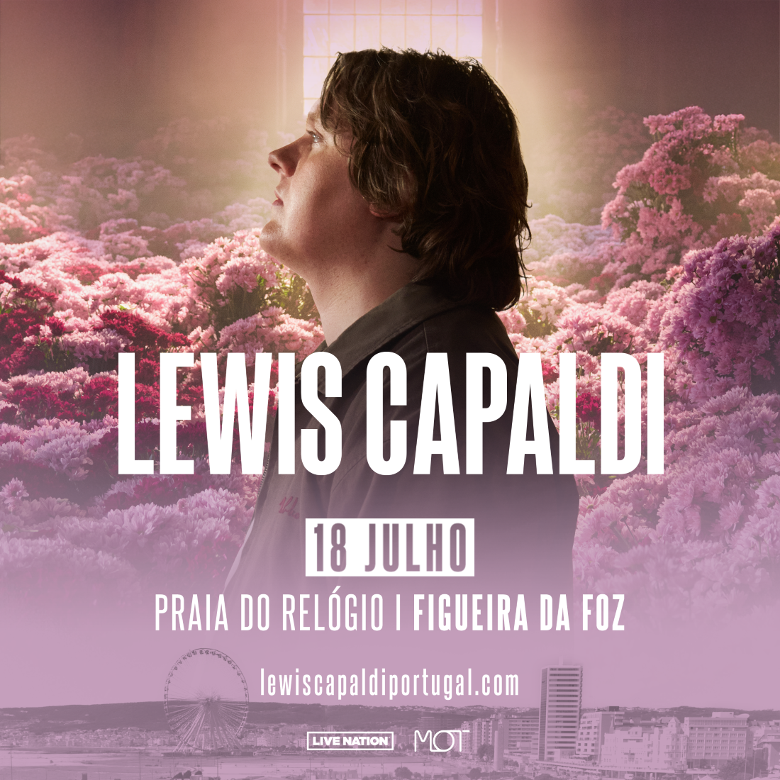 Lewis Capaldi atua na Figueira da Foz em 2026. Saiba todos os pormenores! - Notícias do Centro